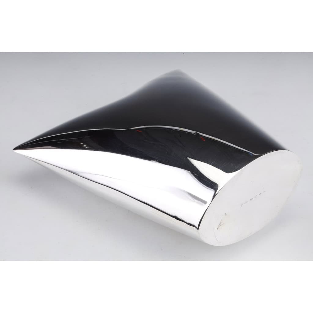 Gabriel de Vecchi - Solid silver vase, Italian design, 20th century ...